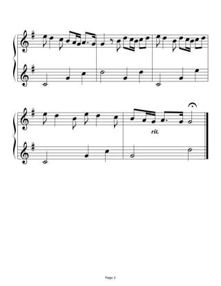 Spring Theme Vivaldi's Four Seasons - Recorder Duet | PDF