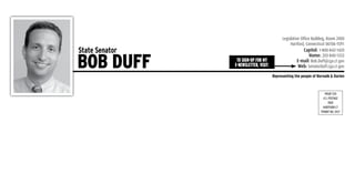 Sen. Duff: 4 issues | PPT