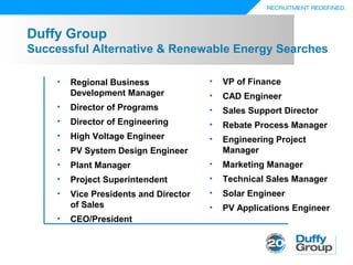 Duffy Group Solar presentation | PPT