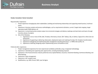 Dufrain Roles | PPTX