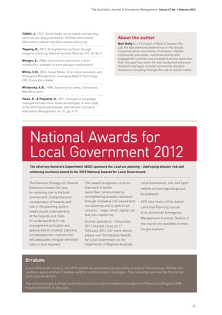 Using social media to build community disaster resilience article | PDF