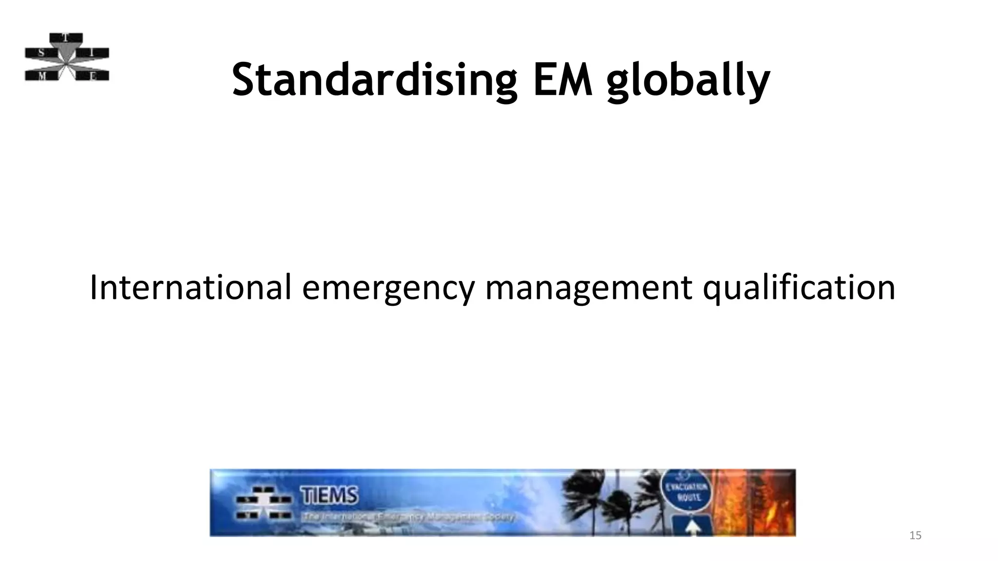 International emergency management | PPTX