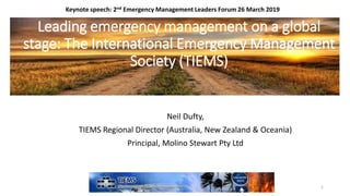 International emergency management | PPTX