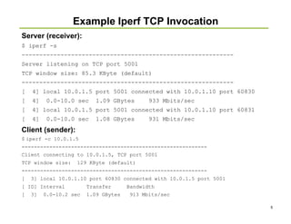 Iperf Tutorial | PDF
