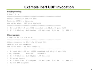 Iperf Tutorial | PDF