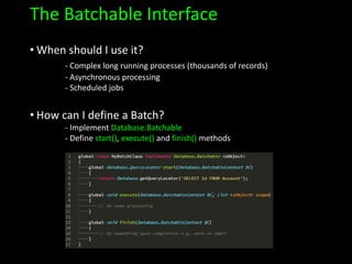 Batchable vs @future vs Queueable | PPT