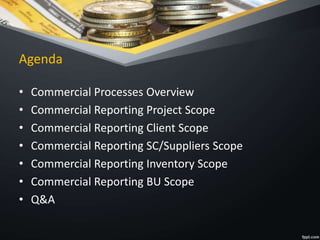 Commercial processes in Oracle for a contracting compnay | PPT