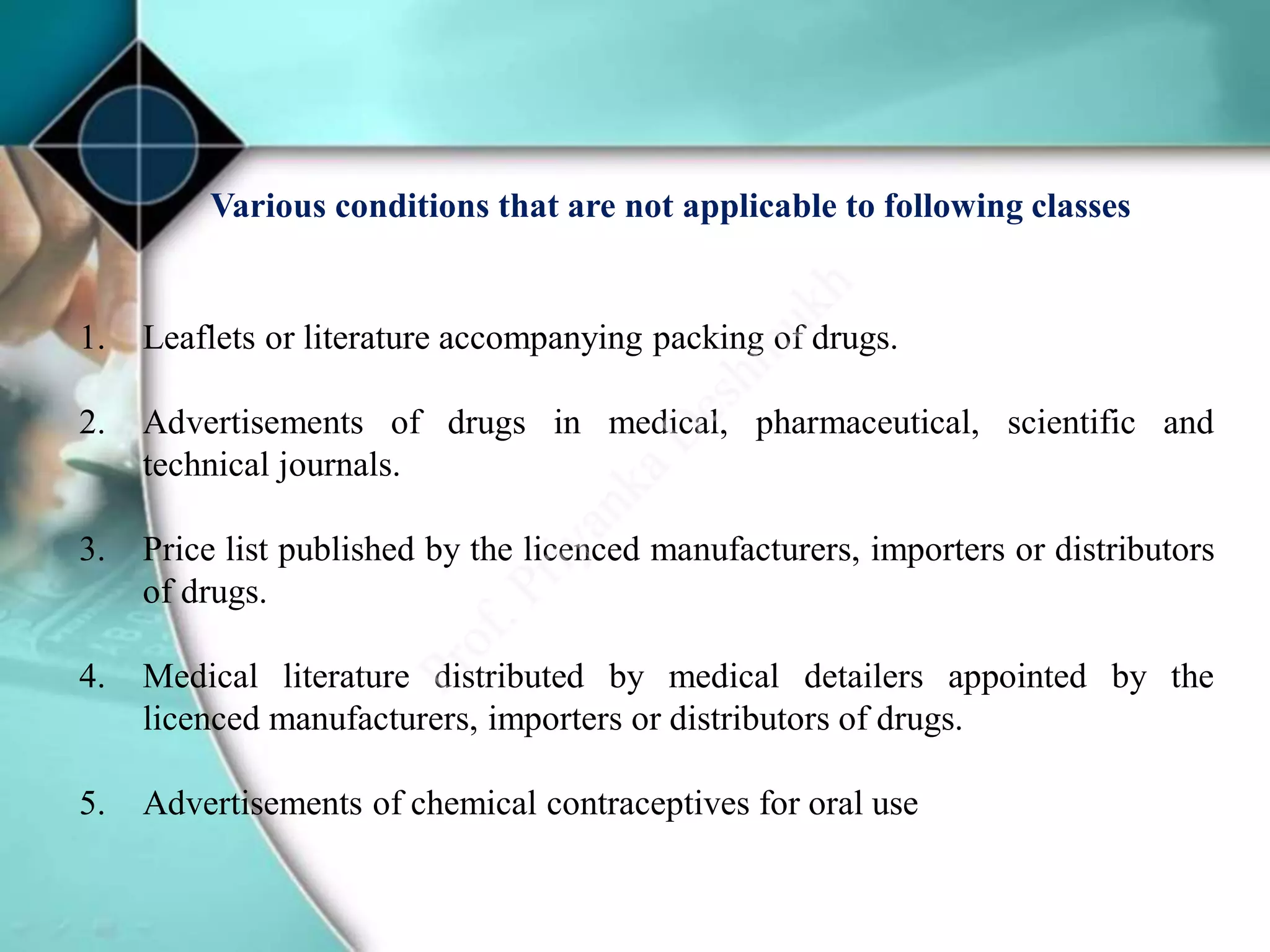 Drugs and magic Remedies, Act 1954 | PDF