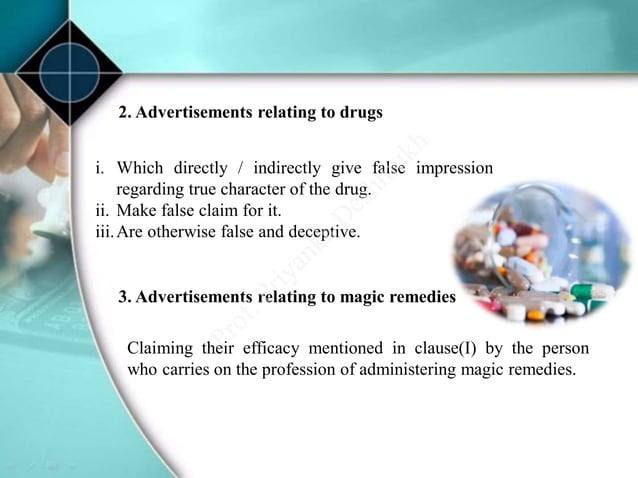 Drugs and magic Remedies, Act 1954 | PDF