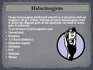 Duhani,alkooli dhe droga !!! | PPT