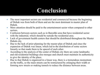 Urban management of Duhok master plan | PPTX