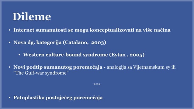 Duh vremena (zeitgeist) i mentalni poremecaji | PPT
