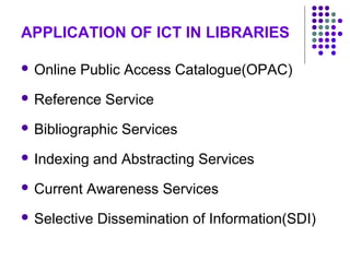 Library and Information centers in ICT Era | PPT