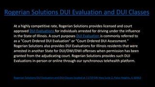 DUI Evaluation at Rogerian Solutions.pptx