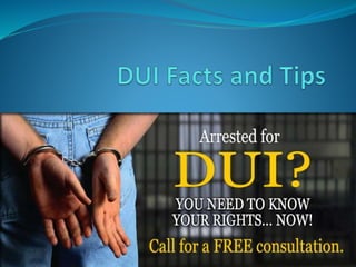 Dui facts and tips | PPT