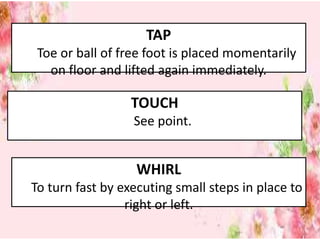 Different Terminologies in Folk Dancing | PPTX