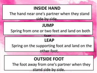 Different Terminologies in Folk Dancing | PPTX