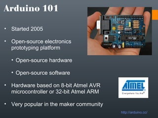 Arduino Meetup with Sonar and 433Mhz Radios | PPT