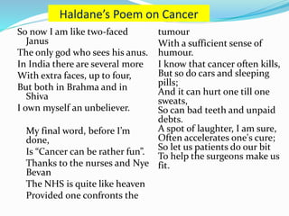 DUJ 2017 Preparatory Talk - Talk on JBS Haldane - by Gopu R | PPT