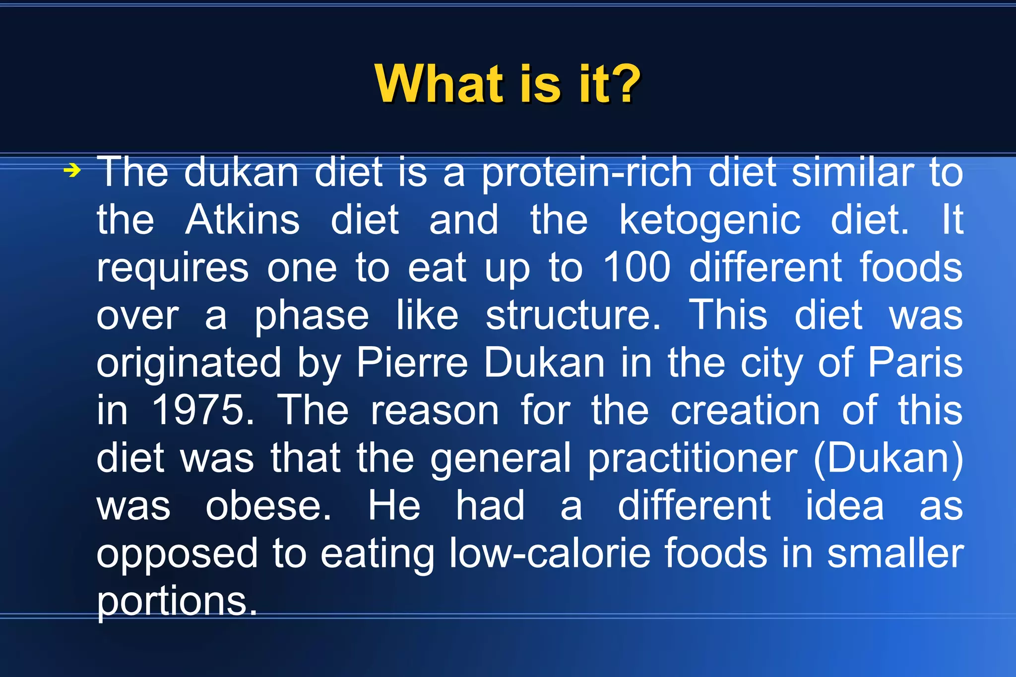 Here is - The Dukan Diet Review | ODP