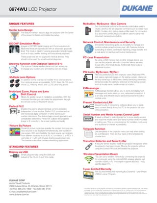 Dukane Imagepro 8974 wu | PDF