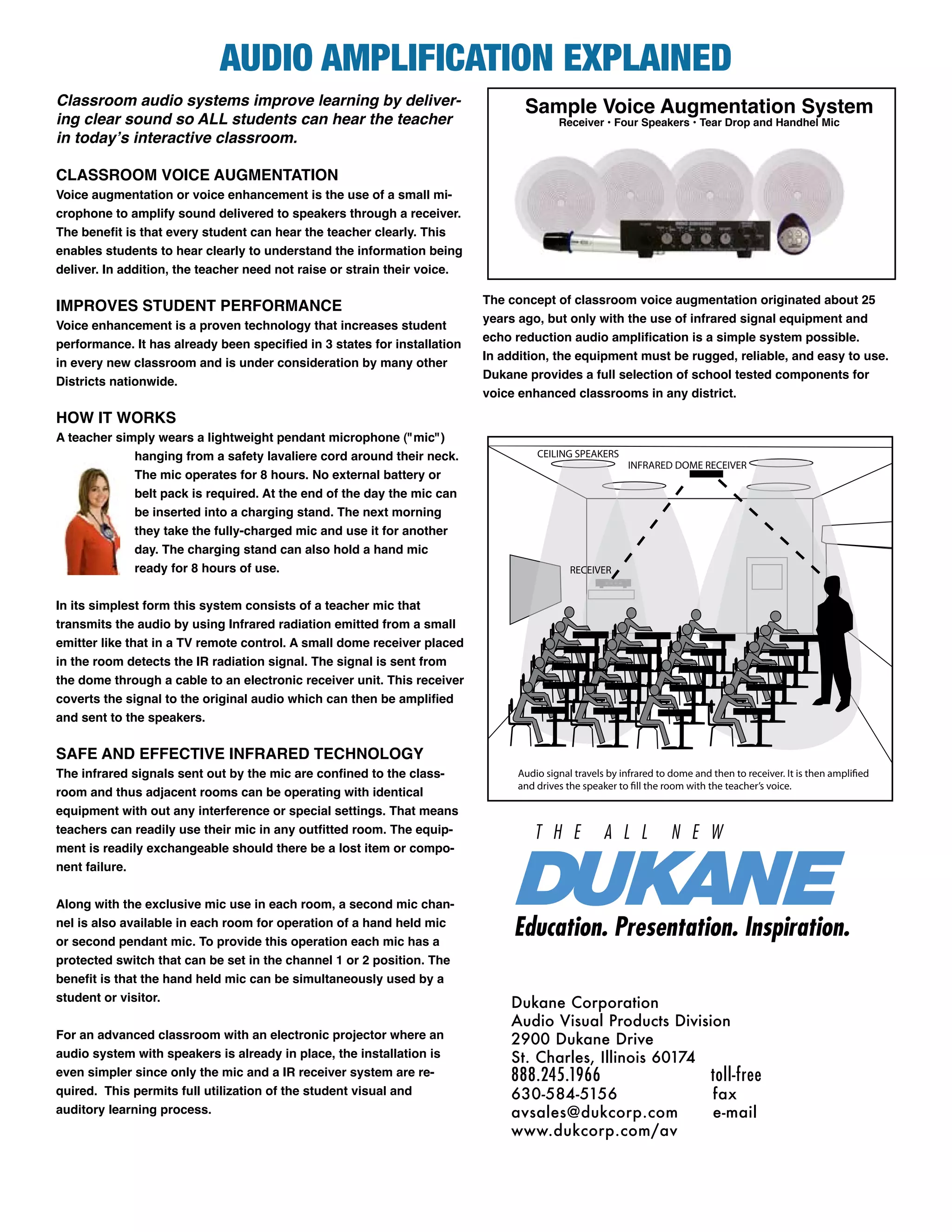 Dukane audio enhancement | PDF