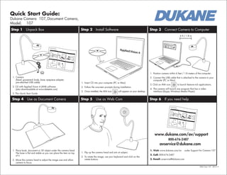 Dukane camera 107 user guide | PPT