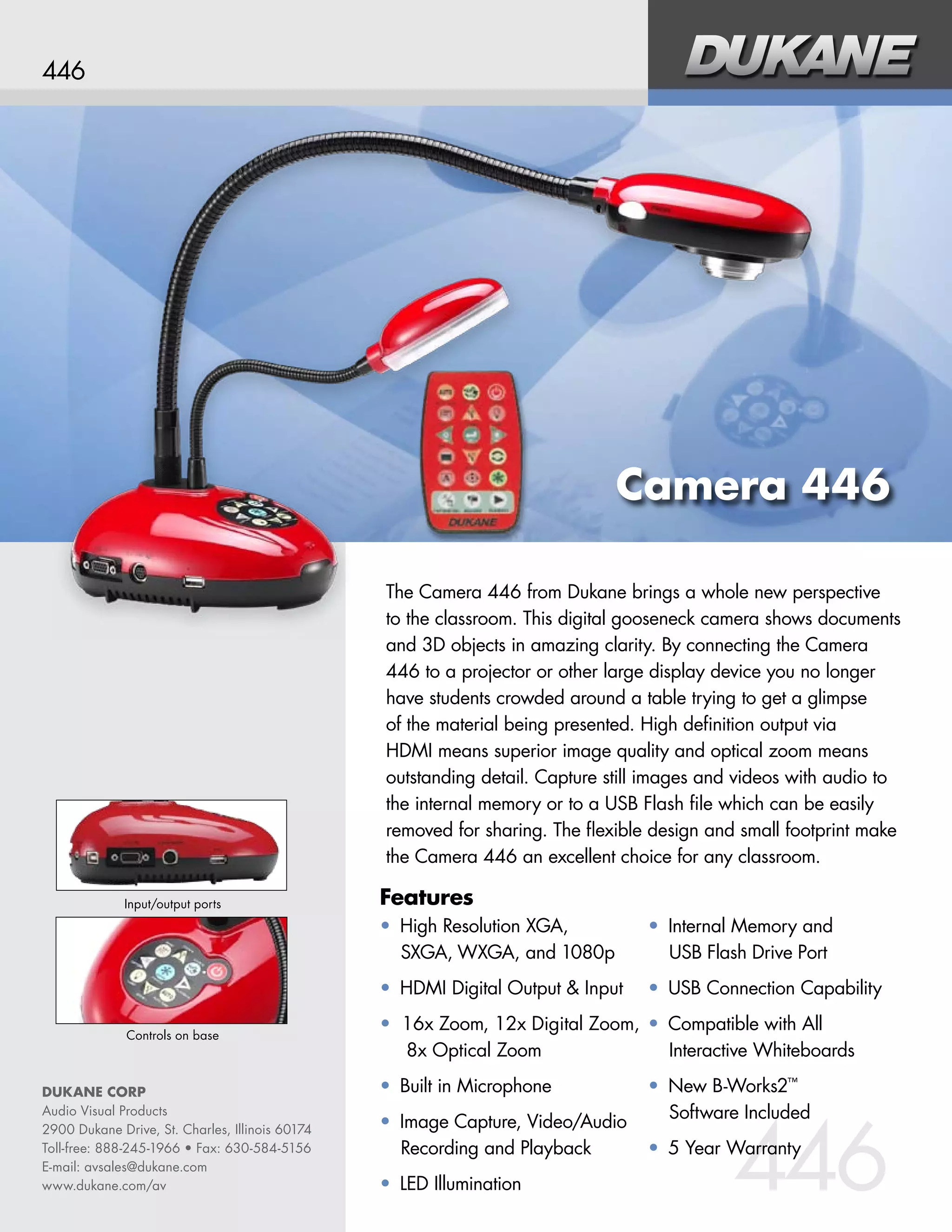 Dukane camera 446 | PDF