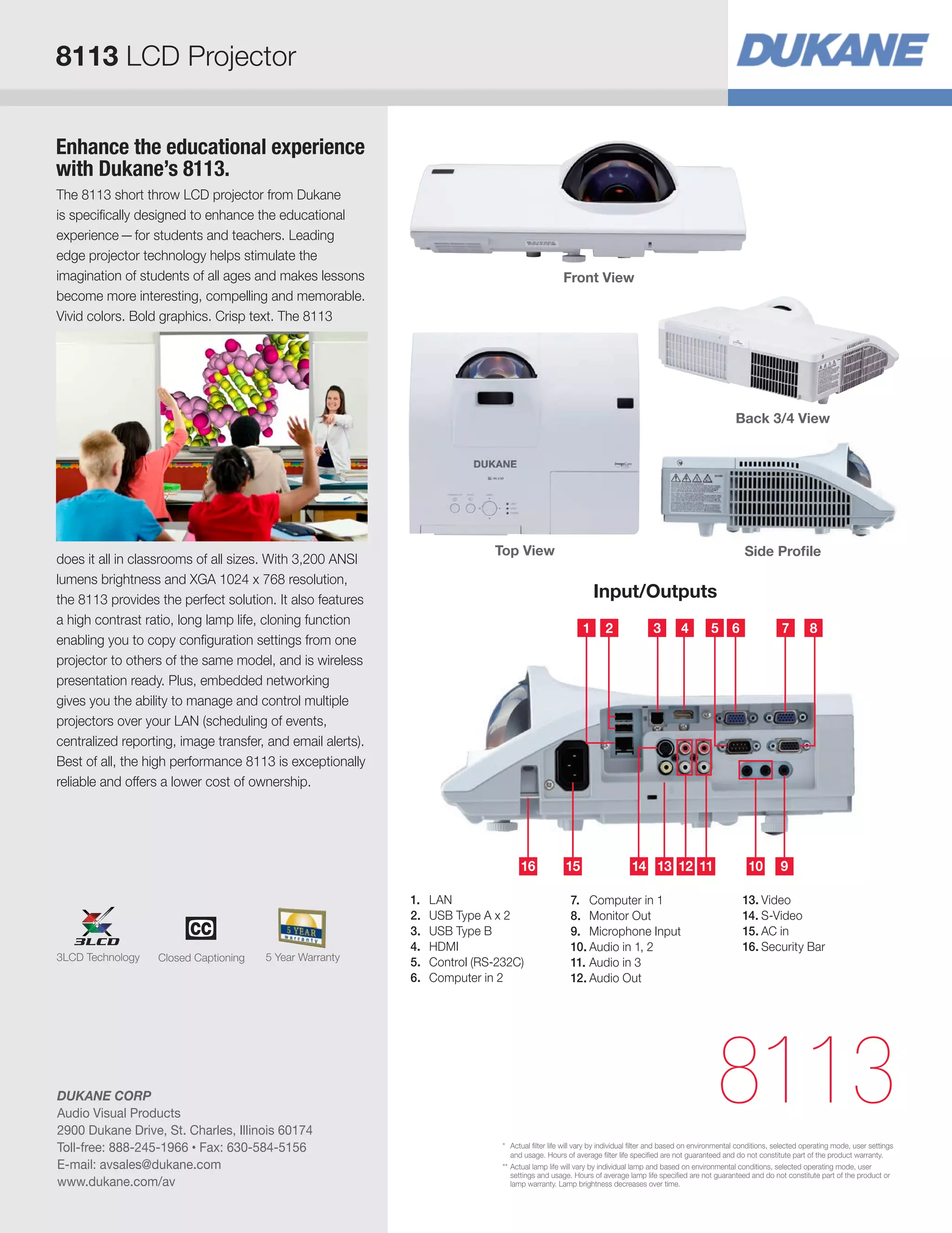 Dukane image pro 8113 | PDF