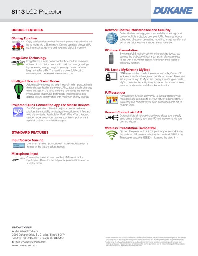 Dukane image pro 8113 | PDF