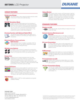 Dukane imagepro8973 wa | PDF