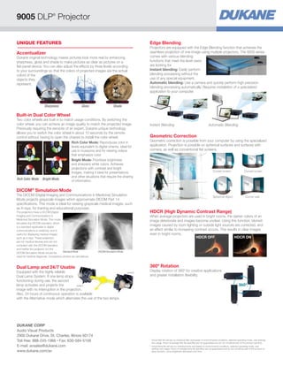 Dukane imagepro 9005 | PDF