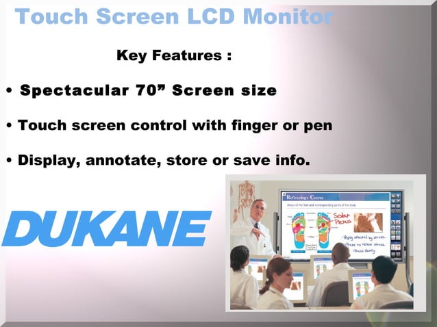 Dukane lcd monitor | PPT | Computing | Technology & Computing