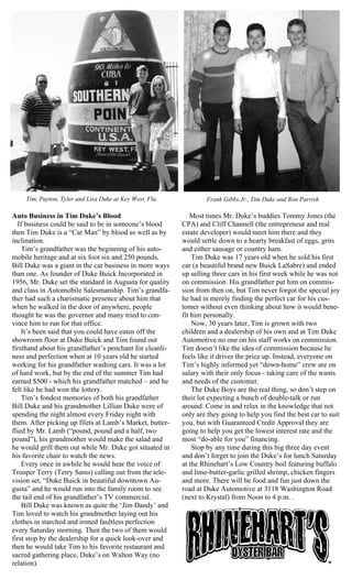 Duke Automotive Augusta GA Newsletter | PDF