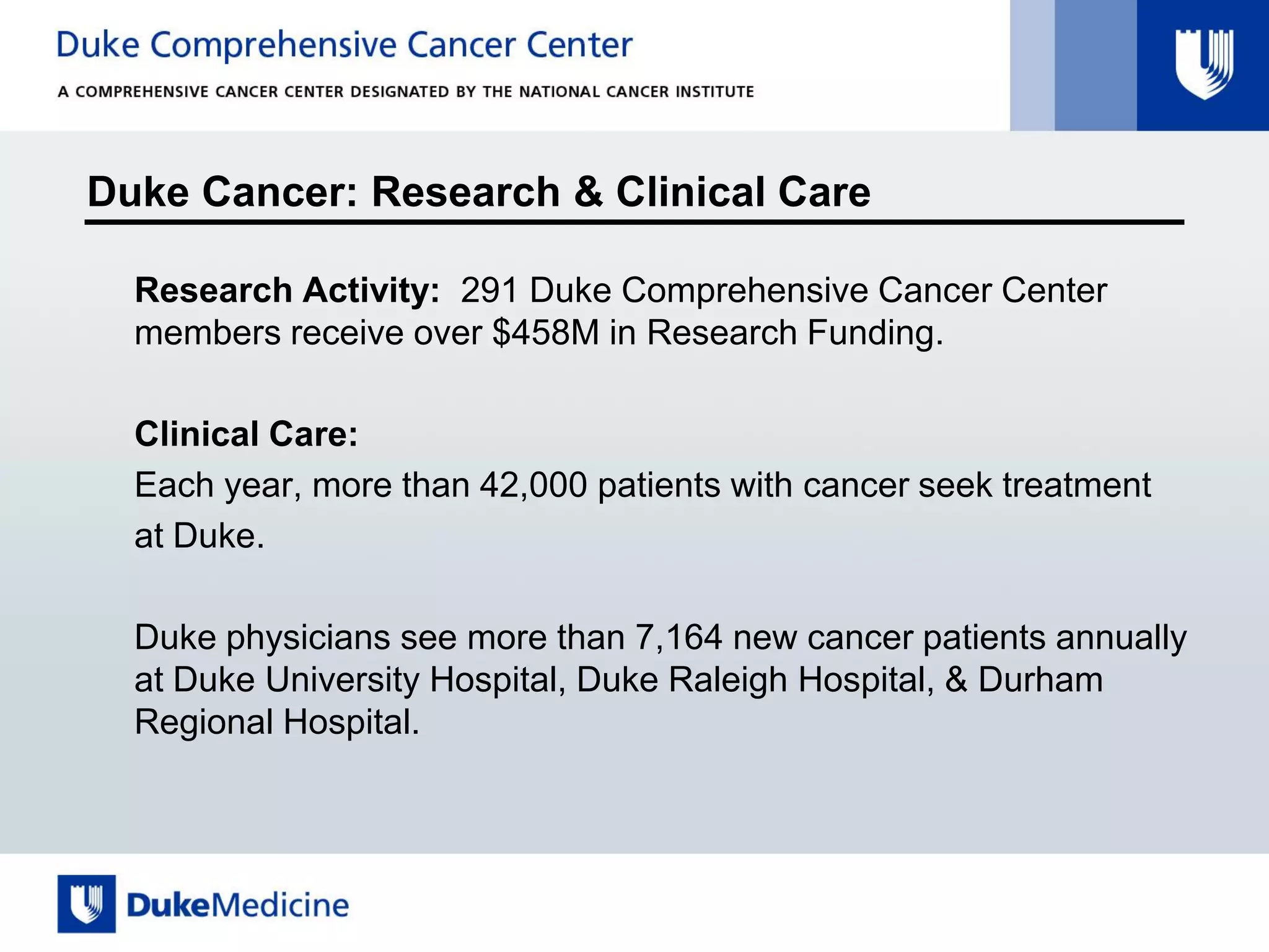 Duke Cancer Center | PDF