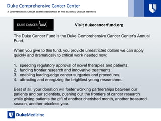 Duke Cancer Center | PDF
