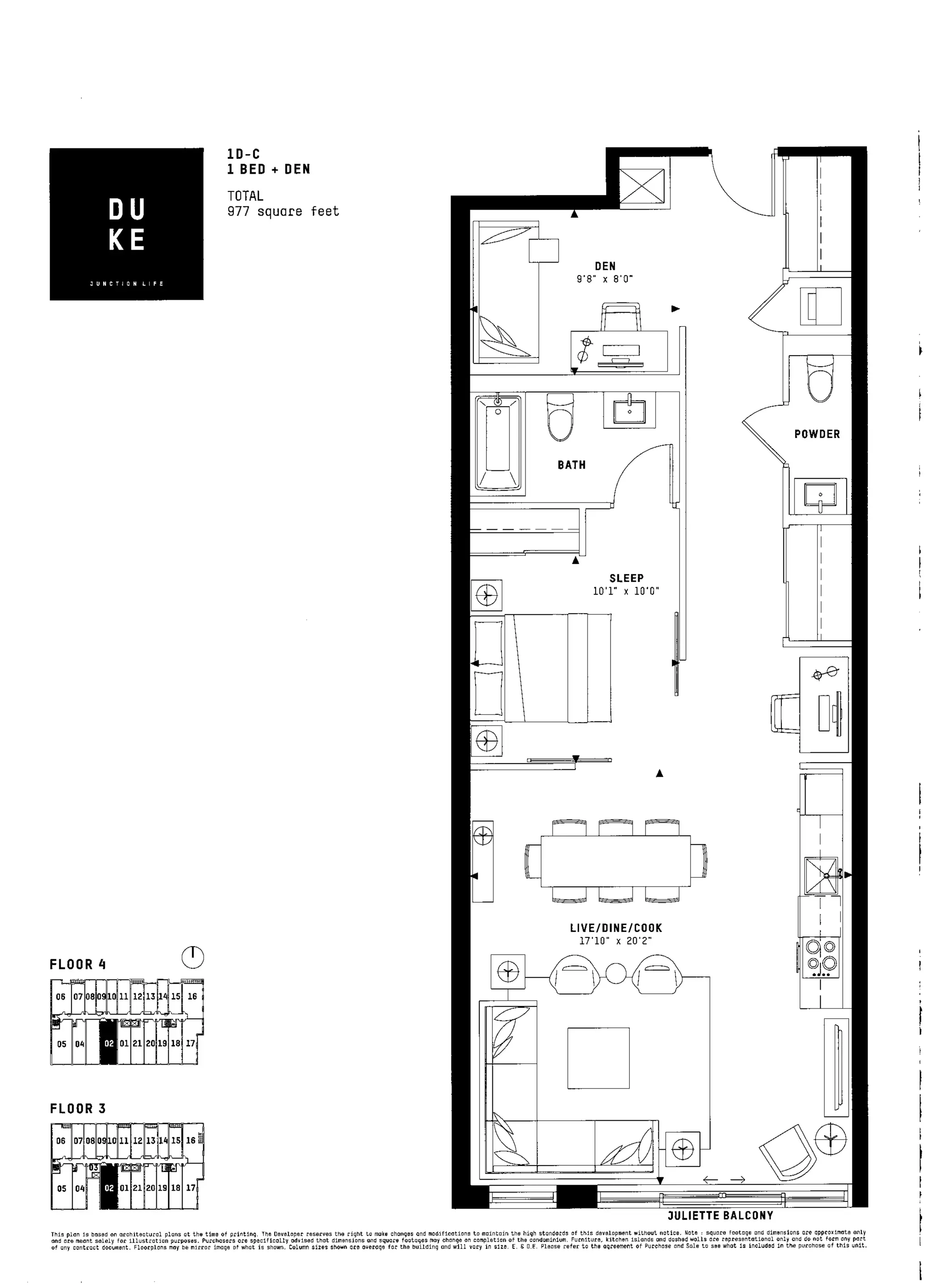 Duke Condos - Floorplans and Layouts | PDF