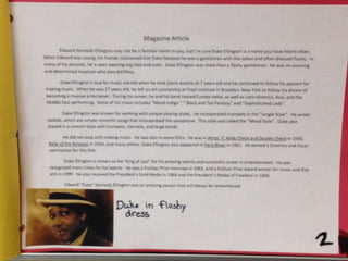 Duke ellington | PPTX