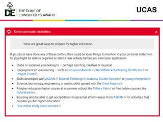 Duke of Edinburgh parent information evening | PPT