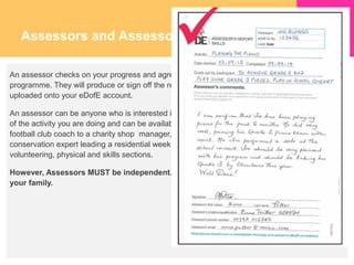 Duke of Edinburgh parent information evening | PPT