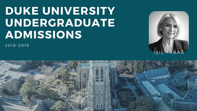 Duke University International Undergraduate Application 2018-2019 | PDF