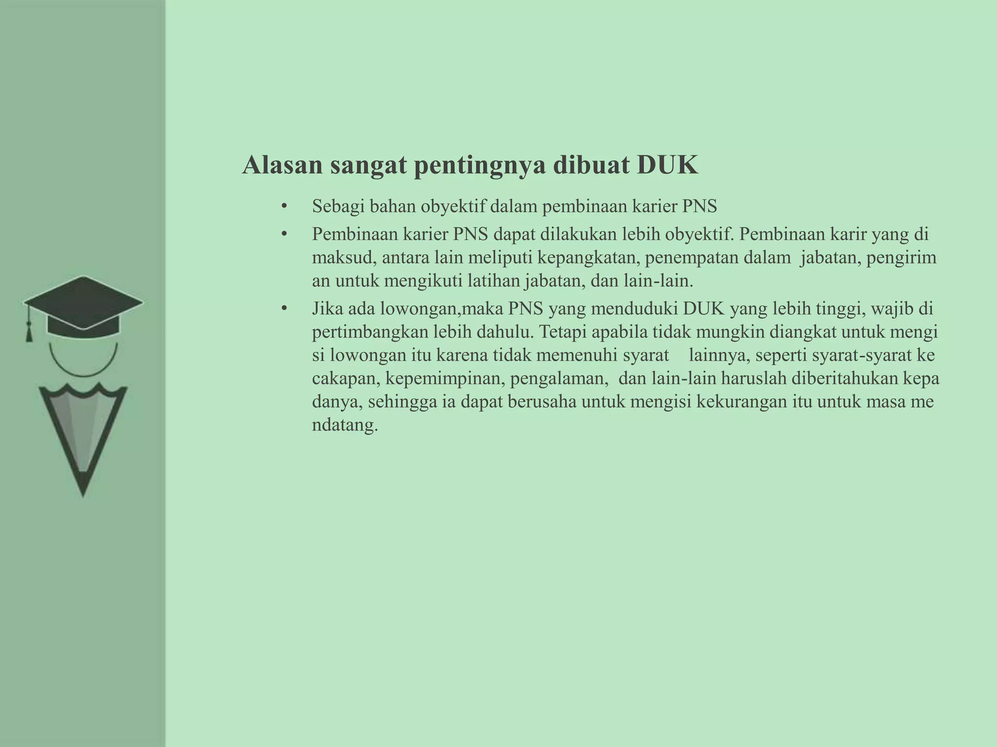 DUK (DAFTAR URUT KEPANGKATAN) - OT | PPTX