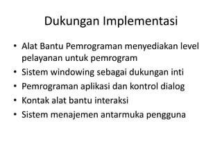 Dukungan implementasi | PPTX