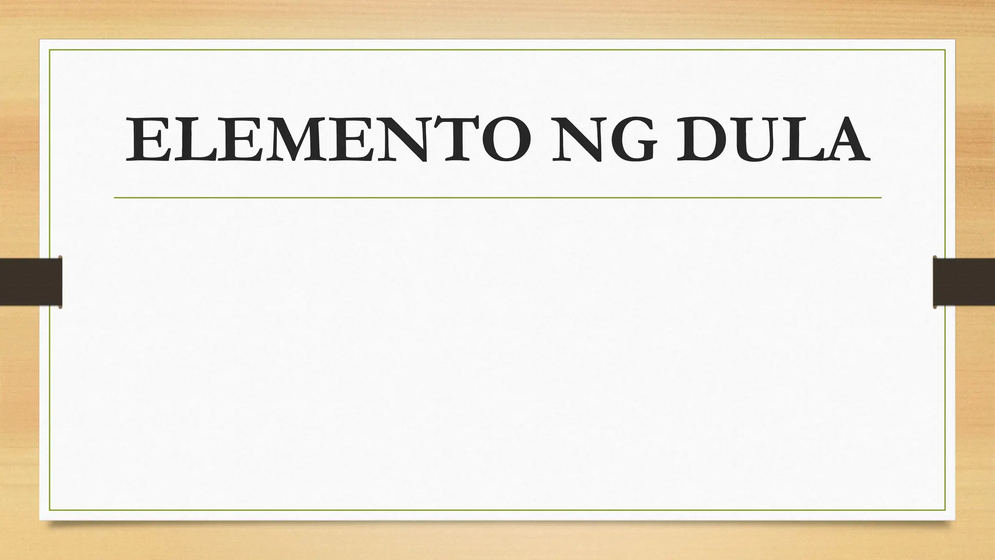 Kahulugan at mga elemento ng akdang pampanitikan na dula | PPTX