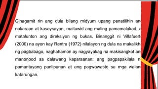 Elemento ng Dula. (Muling Pagsinta, Dahil sa anak) | PPTX