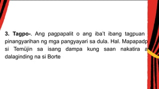 Elemento ng Dula. (Muling Pagsinta, Dahil sa anak) | PPTX