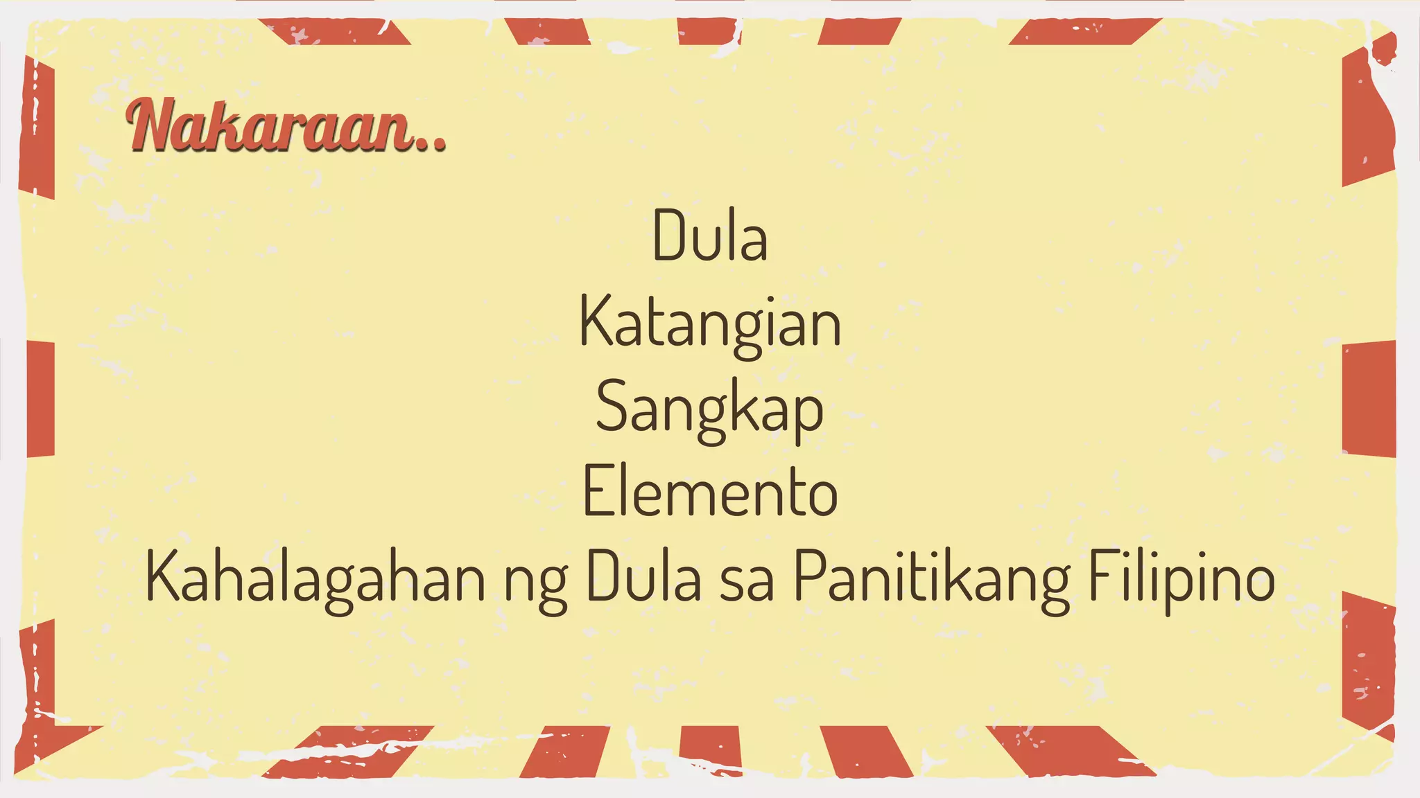 Dulaang filipino week 2 | PDF