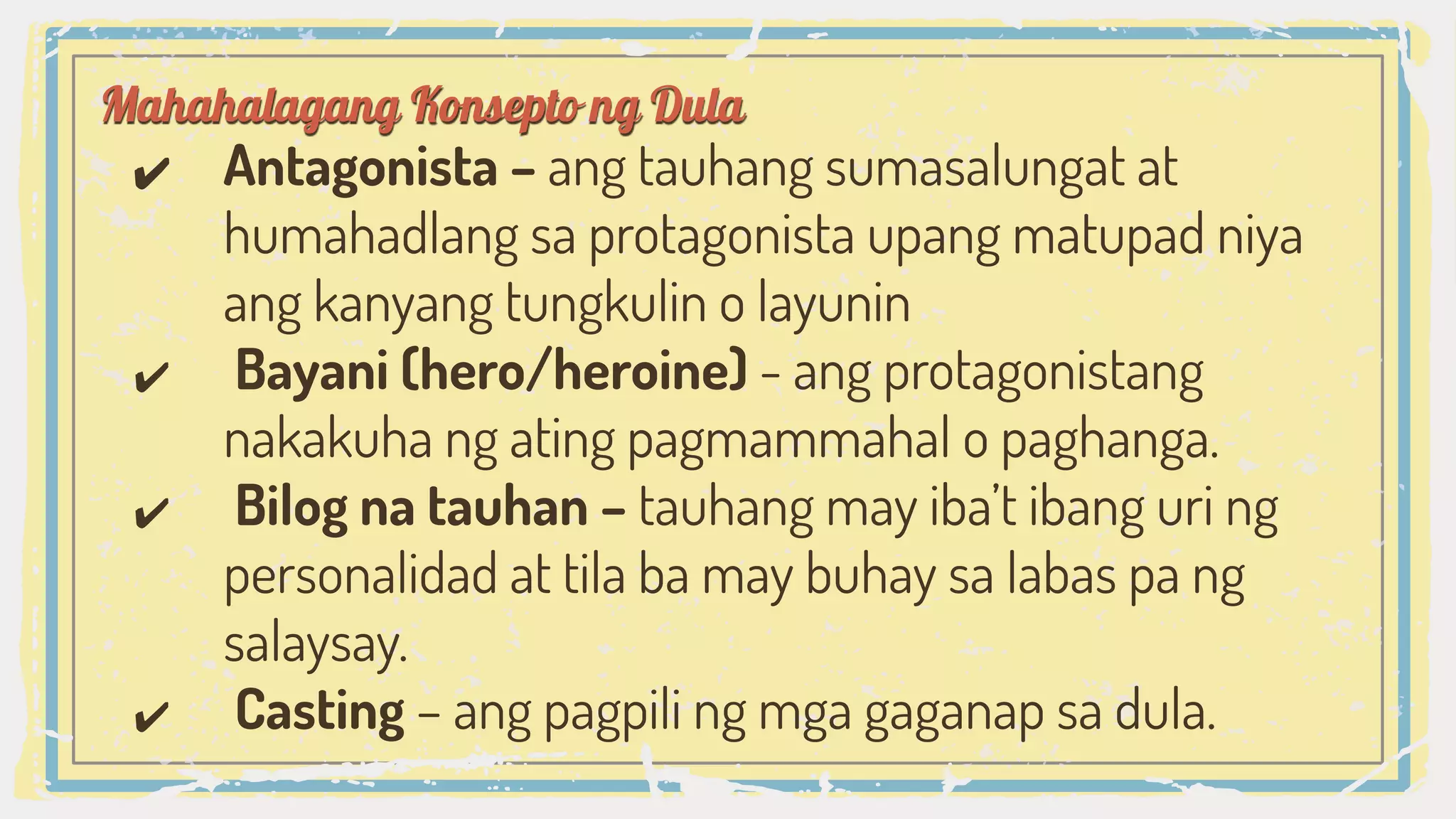 Dulaang filipino week 2 | PDF