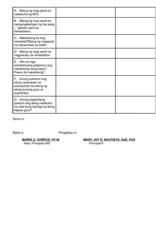 DULA LESSON PLAN GRADE 9, PLEASE READ THIS. | DOCX