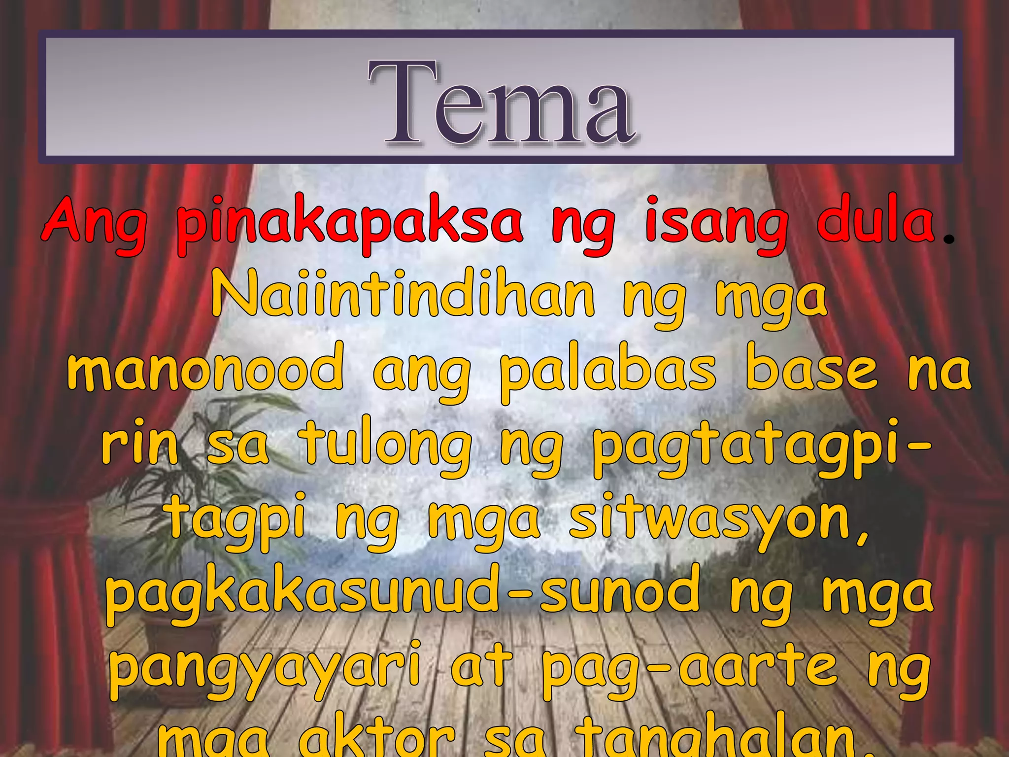 Dulang di Piksyon | PPTX